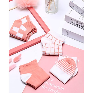 Mumufy 100 Pairs Women Low Ankle Socks Low Cut No Show Socks Fruits Animals Funny Dog Cat Cow Cute Socks for Women Ladies Gifts