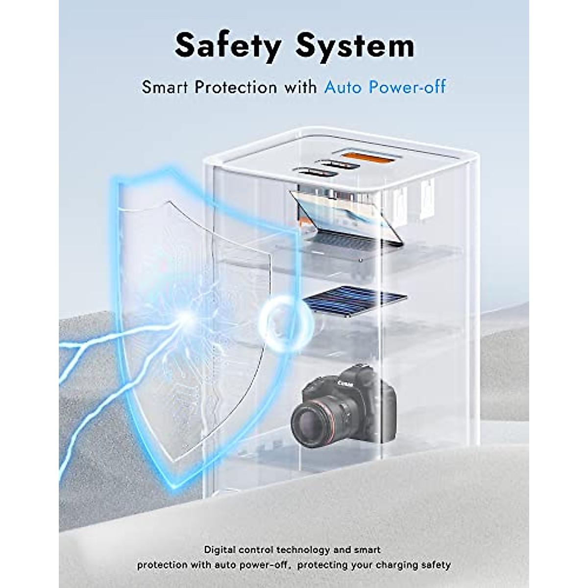 USB C Charger, Baseus PowerCombo Pro 40W, Surge Protector Power Strip, 6-in-1 USB C Charging Station with 3 Outlets, 2 USB-C Ports, USB Port, for Nightstand, Travel, TV Cabinet, and End Table