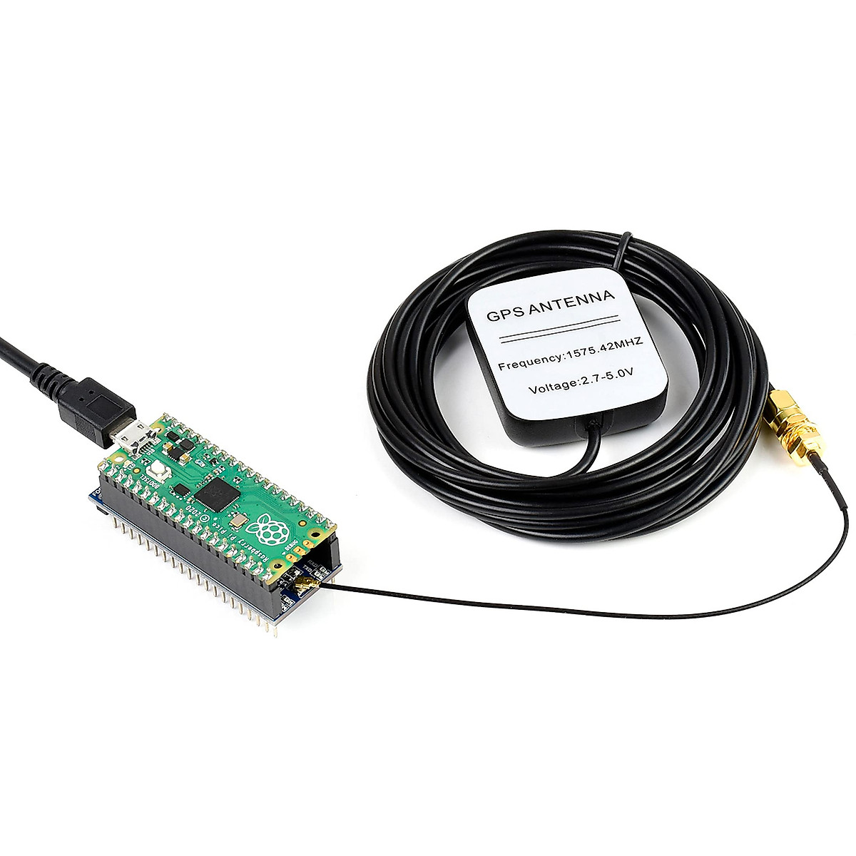 Bicool L76B GNSS Module for Raspberry Pi Pico, Support Multi Satellite Systems GPS, BDS, and QZSS