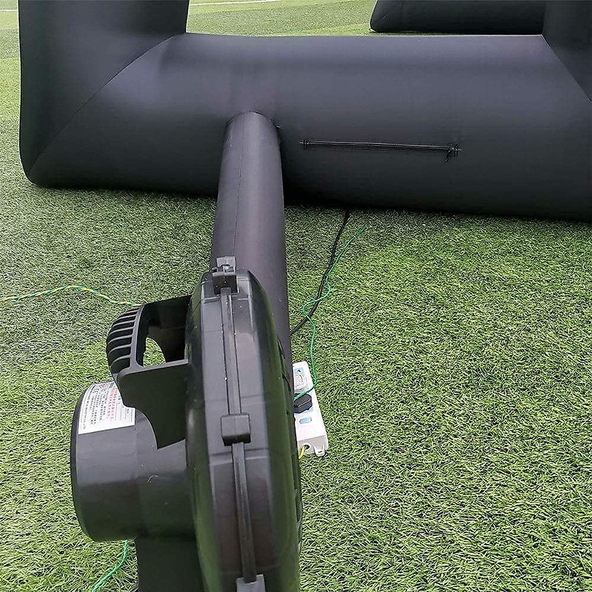 28 ft Inflatable Movie Screen Outdoor Incl Blower - Front and Rear Projection - Portable Blow Up Projector Screen for School, Churches, Grand Parties, Backyard Pool Fun