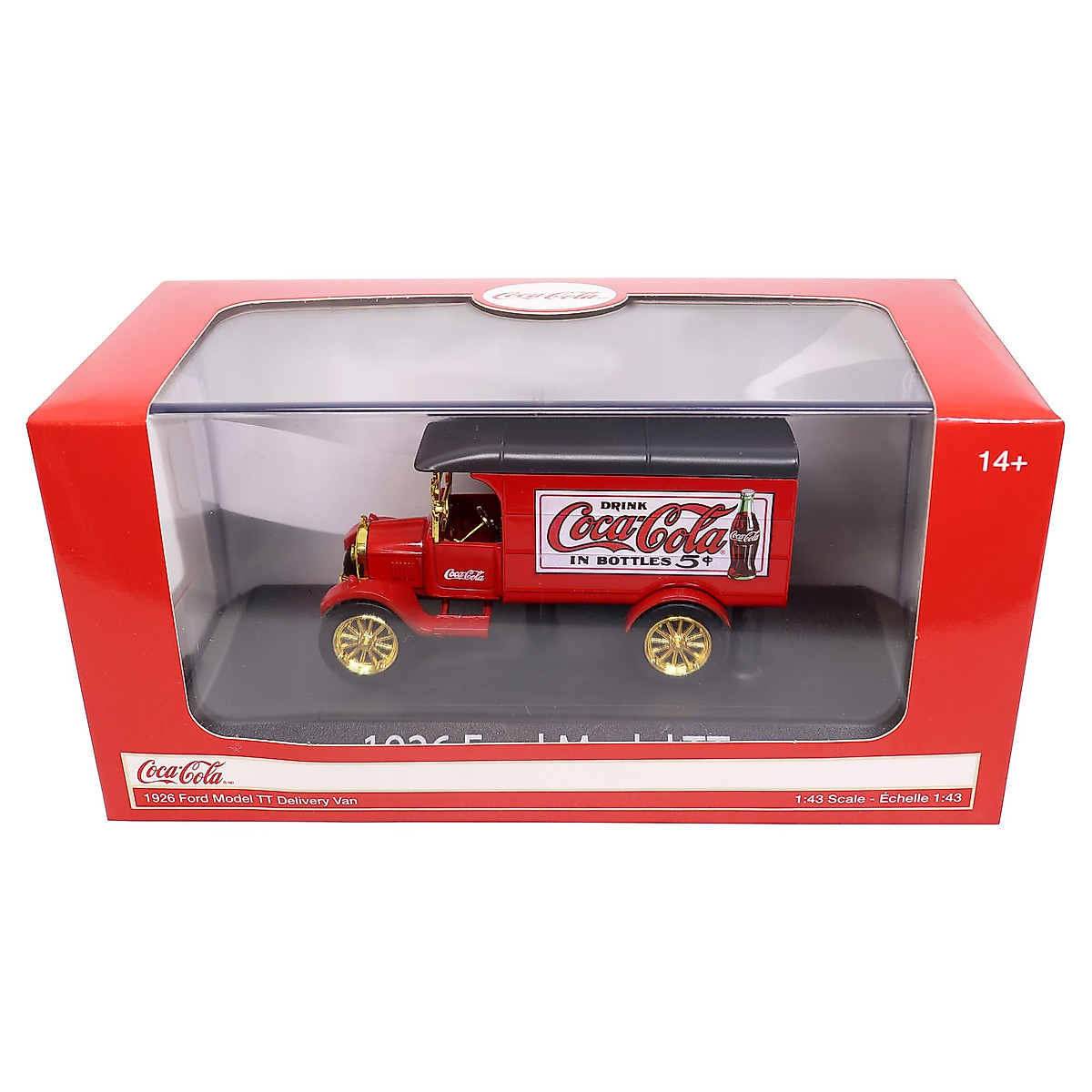 1:43 Coca-Cola 1926 Ford Model TT Delivery Van - Motor City Classics
