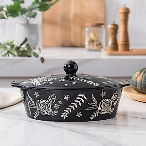 Wisenvoy Casserole Dish With Lid Casserole Dish Casserole Dishes For Oven Baking Dishes For Oven Ceramic Baking Dish