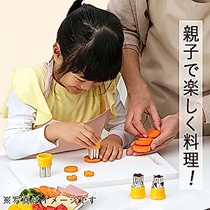 Simomurakihan Cookies & Vegetable Cutters 4pcs (Flowers, Stars, Hearts, Bear) 20830