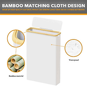 SpaceAid Extra Large Toilet Paper Storage with Lid, Hold up to 24 Regular Rolls or 18 Mega Rolls, Slim Toilet Paper Basket Holder Bin Container, Bathroom Accessories Organizer, White