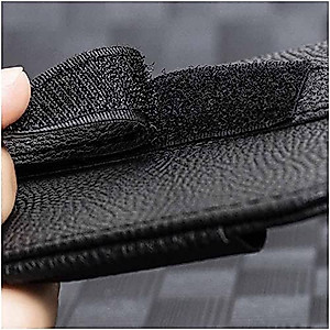 VAGURFO Car Sun Visor Organizer, Card Holder Sunglass Holder Pen Holder Cash Holder Pocket Organizer Registration Document Holder Auto Interior Accessories (Black)