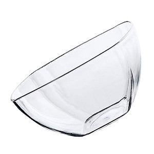 Cabilock Salad Serving Bowl Clear Acrylic Salad Bowl Platter Fruit Holder Mixing Bowl Food Storage Bowl for Dessert Cereal