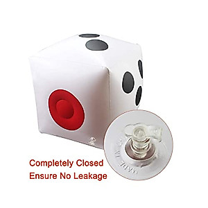 Charella #XVPVYZ 2Pc Inflatable Dice Festival Decorations Game of Dice Inflatable Giant