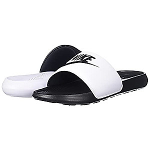 Nike Men's Victori One Slide Mix White/Black-Black (DD0234 100) - 9