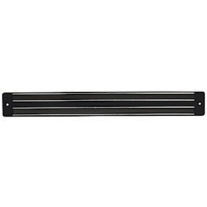 Winco Magnetic Bar with Plastic Base 13-Inch, Black