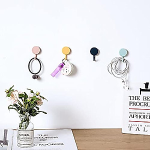 Wall Hooks,Command Hooks(10pcs),Multifunctional Seamless Wall Hooks,Suitable for Towel Hooks,Hooks for Hanging Coats,Shower Hook,Curtain Hooks,Door Hook