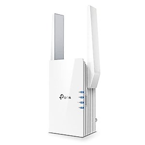 TP-Link AX1500 WiFi Extender Internet Booster, WiFi 6 Range Extender Covers up to 1500 sq.ft and 25 Devices,Dual Band up to 1.5Gbps Speed, AP Mode w/Gigabit Port, APP Setup, OneMesh Compatible(RE505X)