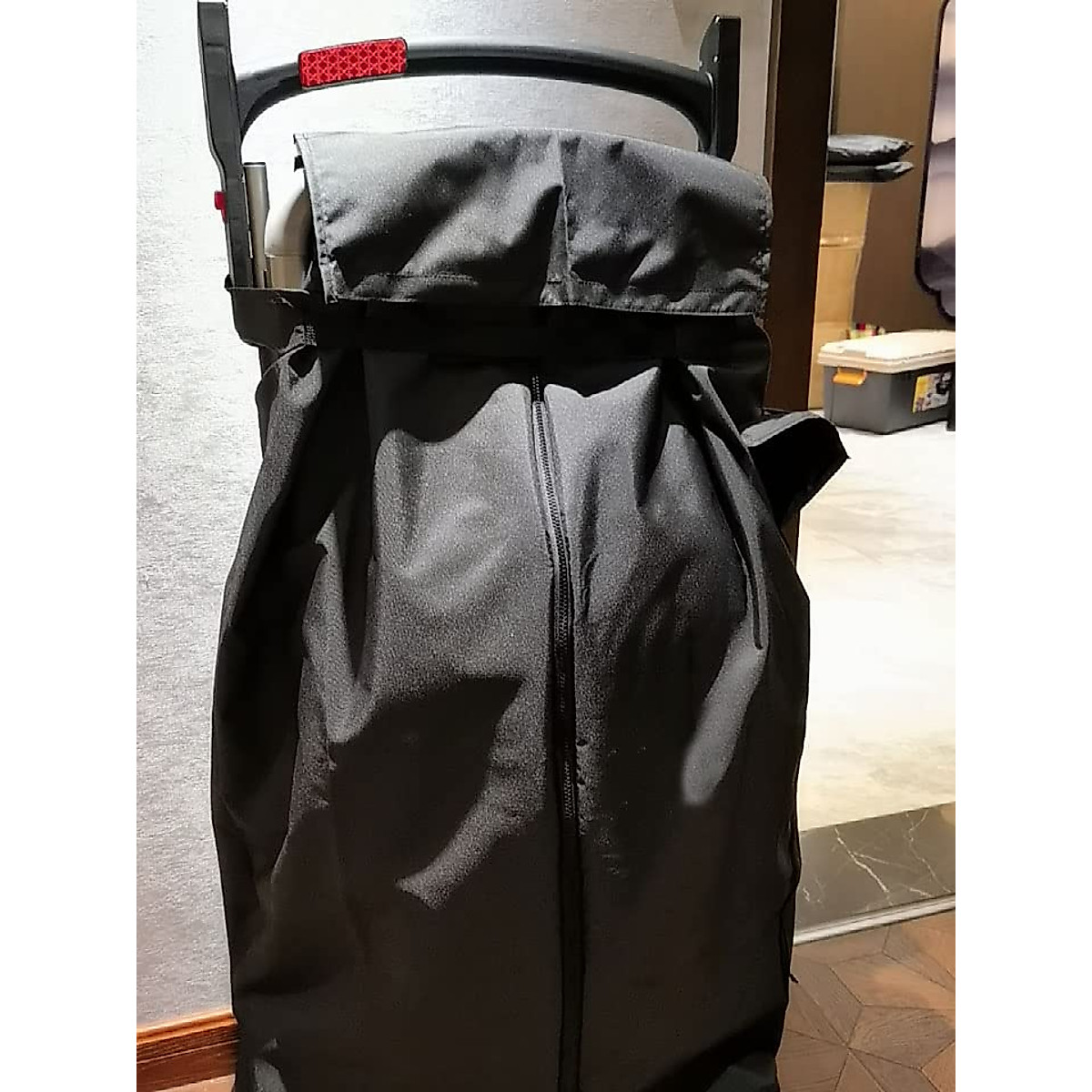 MixRBBQ Grill Cover for Weber Traveler Grill, Heavy Duty 600D Polyester Storage Cover Replacement Parts, Compatible with Weber 7030 Cargo Protector Storage Bag