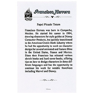 Disney Haunted Mansion Print - Papel Picado Totem By Francisco Herrera Wonderground Gallery