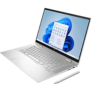 HP Envy x360 15.6" FHD Touchscreen 2-in-1 Laptop - 12th Gen Intel Core i7-1260P 12-Core up to 4.7 GHz, 16GB RAM, 2TB NVMe SSD, Intel Iris Xe Graphics, Audio by Bang & Olufsen, Pen, Windows 11 Home