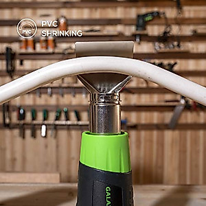 Galax Pro Heat Gun 12.5Amp Hot Air Gun Kit Variable Temperature Control with 2-Temp Settings 4 Nozzles 300℃-500℃ for Crafts, Shrinking PVC