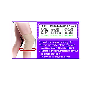 Daiwa Felicity Knee Compression Sleeve for Pain Provides Uniform Support to The Entire Knee – Magnetic Brace for Arthritis, Joint Pain, and Injury Recovery Fits Men and Women, Beige