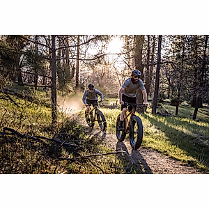 Mongoose Argus ST Fat Tire Mountain Bike for Adult Men Women, 26-Inch Wheels, Mechanical Disc Brakes, 17-Inch Steel Hardtail Frame, 7-Speed, Copper