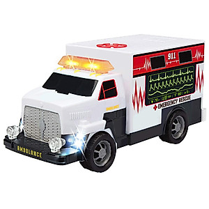 Kid Galaxy Road Rockers Motorized Ambulance Vehicle w/Lights & Sounds