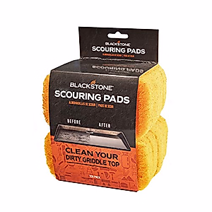 Blackstone Griddle Scrub Pads (Pack of 10), 5063, BBQ Grill & Cooktop Scouring Scrubbers – Heavy-Duty Cleaning Pads for Grilling for Baked On Food & Cooking Oils – Grill Cleaning Supplies
