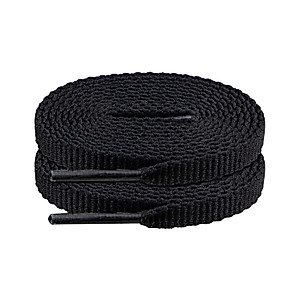 Endoto Shoelaces Replacement Flat Laces for Brooks Ghost 14/14 GTX/15, Adrenaline GTS 22, Glycerin 20 and Launch 9 Running Sneaker Shoes(Color:Black,Size:60Inch)