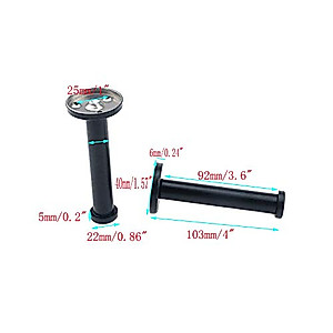 Semetall Wall Mount Robe Hooks 10 Pack Brushed Stainless Steel Bath Towel Robe Hooks Heavy Duty Bath Towel Wall Hook Coat Hook for Bedroom/Bathroom/Living Room(Black,4" Total Length)