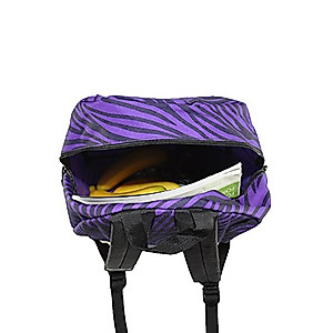Outdoor Colorful Backpack (Purple Zebra)