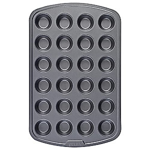 Good Cook 04029 Mini Non-Stick Muffin Pan, Steel, 1-7/8 in Dia x 14.6 in L x 9.3 in W x 6.8 in H