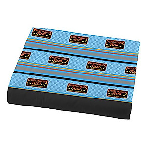 Scott Games Five Nights at Freddy's Pizza Security Full Sheet Set, Twin, Blue