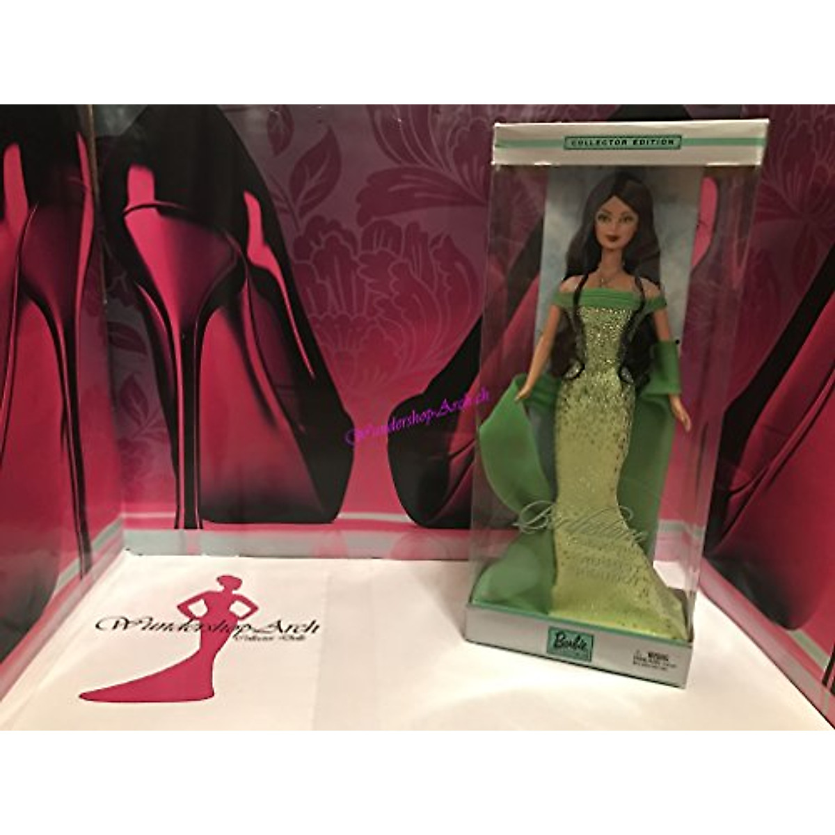 Mattel Barbie 2002 Birthstone Collection - August Peridot Barbie Doll