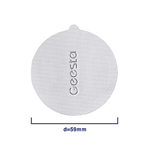 Geesta Reusable Aluminum Foil Seals Lid Compatible with Nespresso Vertuoline Capsule-120 Pcs (120 PCS)