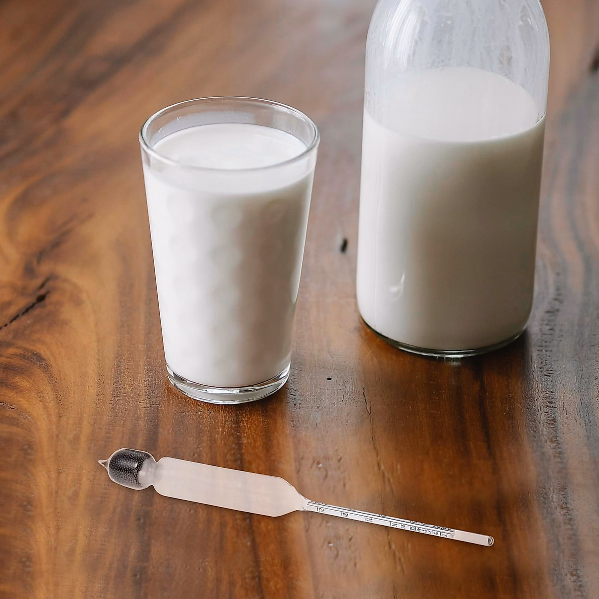 Luxshiny Lactometer Milk Lactometer Hydrometer Milk Density Tool Syrup Hydrometer Test Measurement Tools Dairy Industry Milk Quality