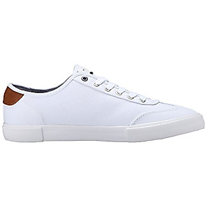 Tommy Hilfiger Men's Pandora Sneaker, White Canvas 137, 12M