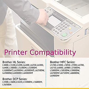 CS Compatible Toner Cartridge Replacement for Brother TN850 TN820 Laser Black