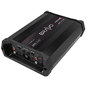Stetsom Bravo HQ 800.4 Multichannel Car Audio Digital Amp - 2 Ohms Stable, 800 Watts RMS, 4 Independent Channels, Variable Crossover, Full Range, Car Stereo ds Bridge Speakers 800x4, RCA & High Input