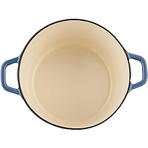 Cuisinart 3 Qt Casserole, Covered, Enameled Provencial Blue