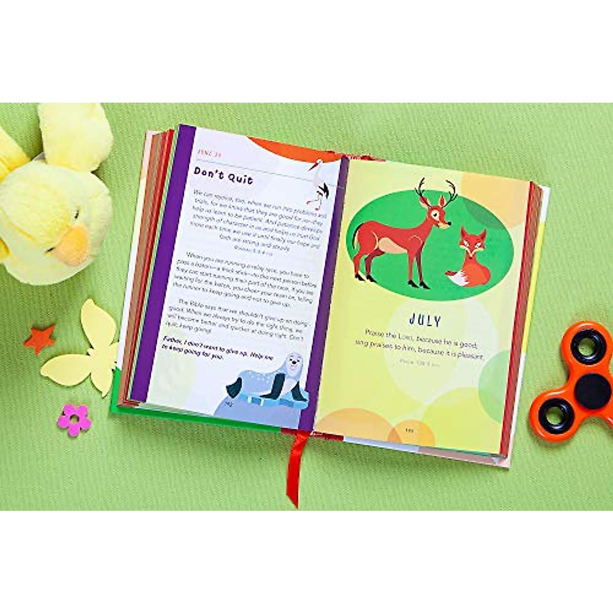 A Little God Time for Kids: 365 Daily Devotions (Hardcover)– Motivational Devotionals for Kids Ages 4-7, Perfect Gift for Children, Birthdays, Communion, and More