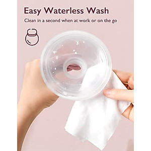 Momcozy Natural Breast Pump Wipes 30 Count (Pack of 3) for Pump Parts Cleaning, Fast & Convenient Pump Wipes for Travel, No Milk Residue & No Water Wash