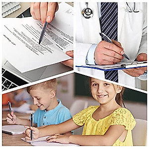 cobee® Erasable Gel Pens, 12 Pieces 0.5mm Retractable Eraser Rollerball Pen Black Ink Erasable Pen Mistakes Disappear Fine Point Pen Writing Planner Drawing School Supplies(Black)