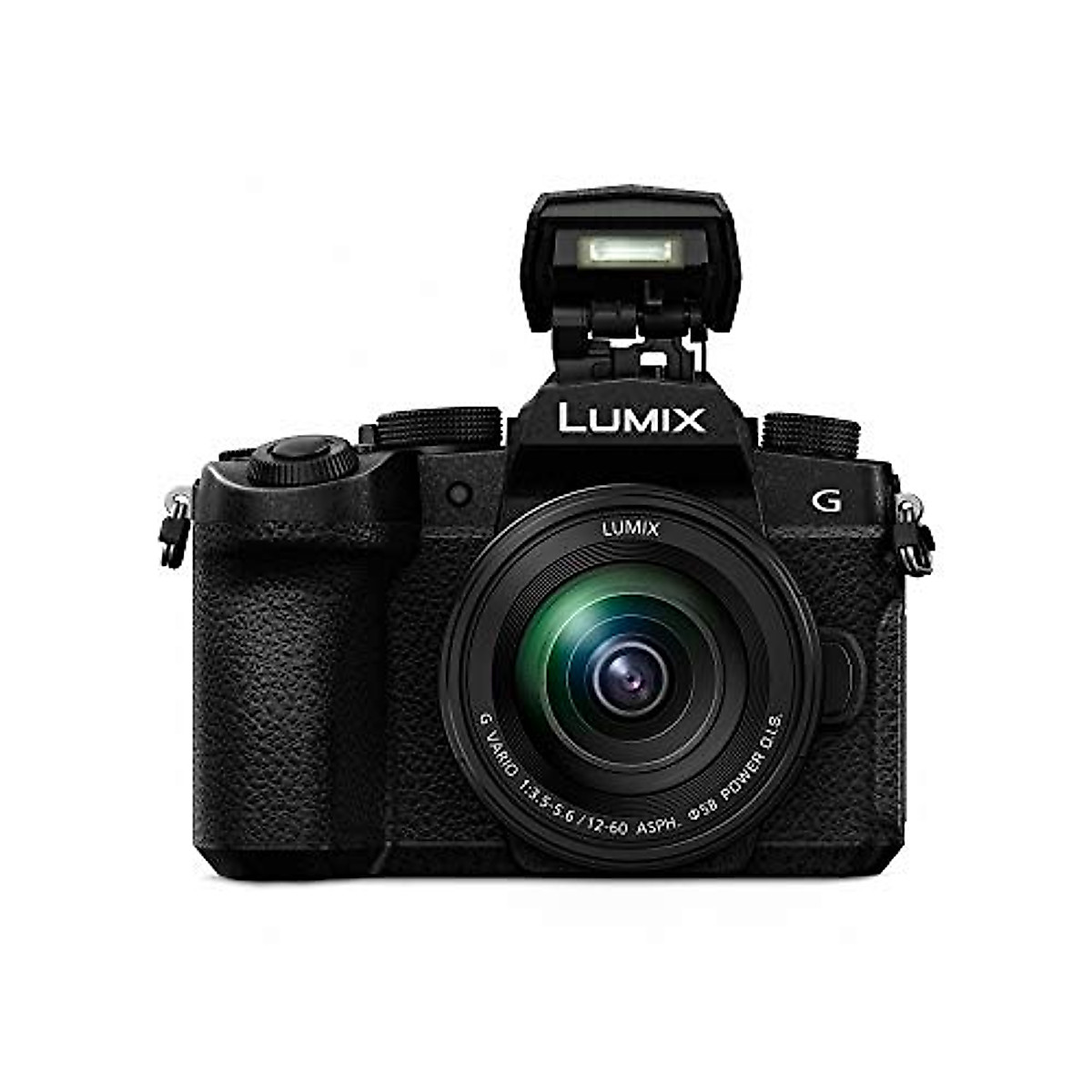 Panasonic LUMIX G95 20.3MP Mirrorless Camera Bundle with Microphone and Photo and Video Backpack (3 Items)