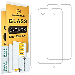 Mr.Shield [3-Pack] Designed For Samsung Galaxy A03 Core [Tempered Glass] [Japan Glass with 9H Hardness] Screen Protector