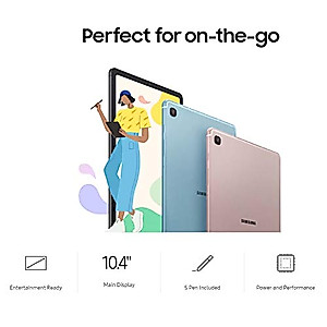 Samsung Galaxy Tab S6 Lite 10.4" 128GB - Chiffon Rose (Renewed)