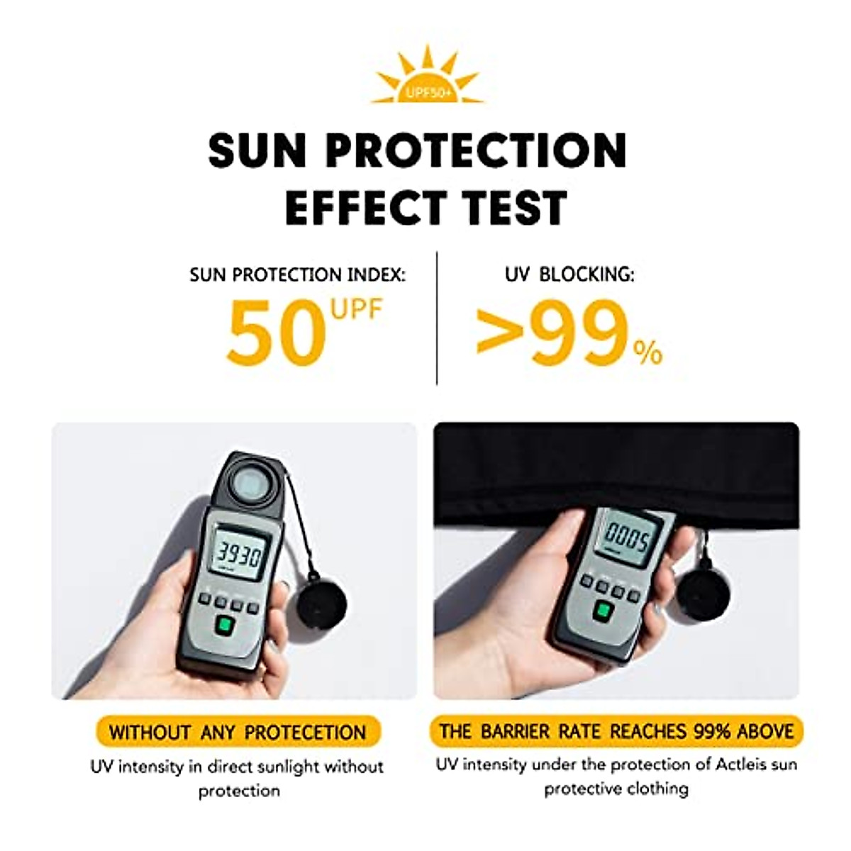 Actleis Women's Long Sleeve Rash Guard UPF50+ UV Sun Protection Quick Dry Swimming Surfing Shirts M Black