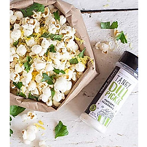 Gourmet Popcorn Seasoning Variety Pack, All Natural (6 Flavors) - Dill Pickle, White Cheddar, Kettle Corn, Caramel, Sriracha, Cracked Pepper Asiago