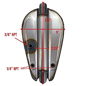 2.5 Gal. Frisco Mount Sportster Bobber Gas Tank