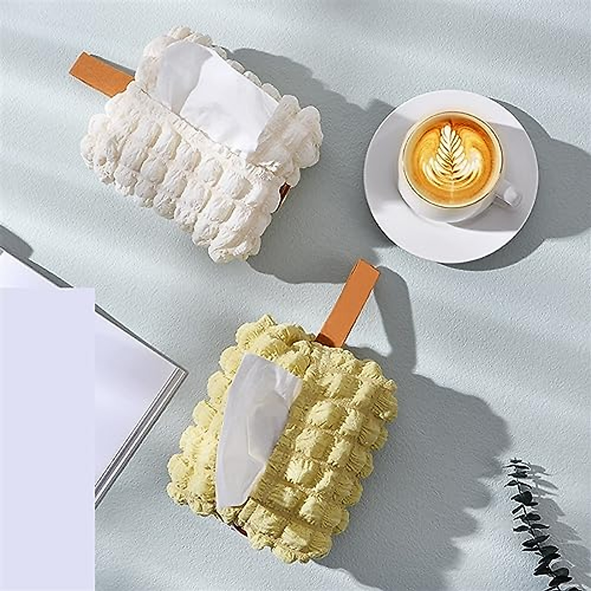 SPICLY Tissue Box Tissue Box, Paper Drawer, Toilet Paper Storage Bag (Color : Brown)