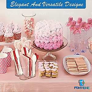 Fonteme Cutlery Caddy Organizer - 5 Compartments | Clear Cutlery Organizer for Tools, Kitchen Gadgets, Beauty Items, and More | Stay Organized with this Sleek and Practical Silverware Caddy