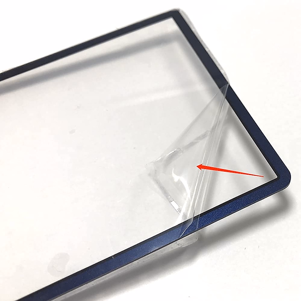 Replacement Glass Top Upper Screen Frame Lens Cover LCD Screen Protector With Adhesive For New 3DS XL LL 2015 Console Yellow