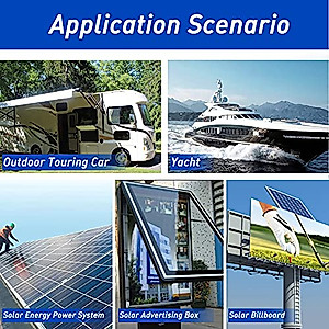 Gdcreestar Solar Charge Controller USB 12V / 24V Auto 10A Solar Panel Battery Controller 10Amp PWM Solar Regulator with Dual USB LCD fit for Small Solar System