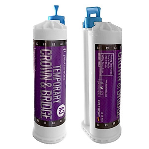 Dental Temporary Crown & Bridge 10:1 (Shade A3) Material Dental (1 Cartridge)