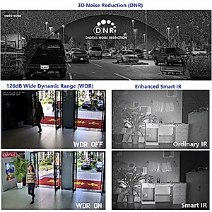 HITOSINO 4MP Bullet POE IP Camera Outdoor - F1.4 2.7~13.5mm 5X Optical Zoom Motorized Varifocal PoE Security Network Camera with EXIR 197ft Night Vision, Smart H.265+,120dB WDR,IP67